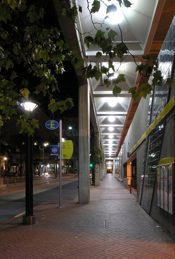 Seattle Sidewalk stock image. Image of downtown, streetlamp - 10643