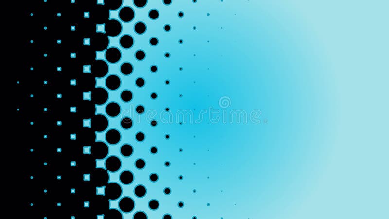 Sideways Decorated Dot Wipe Transitions. Seven Color Patterns are ...