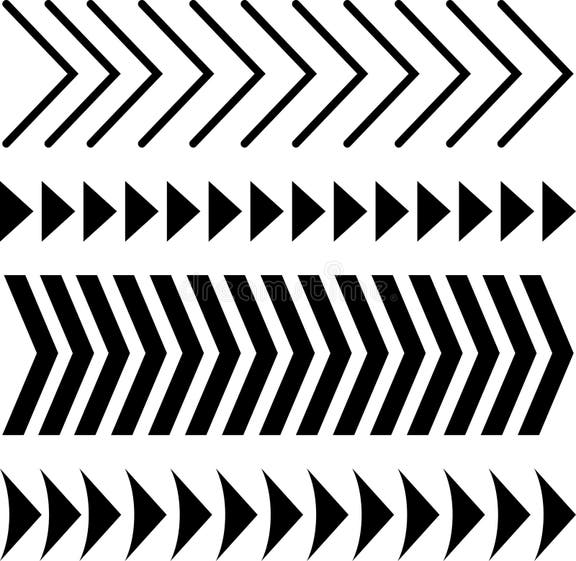 Sideways Set. Linear Signs Collection. Arrow Design. Arrow Linear Fast ...