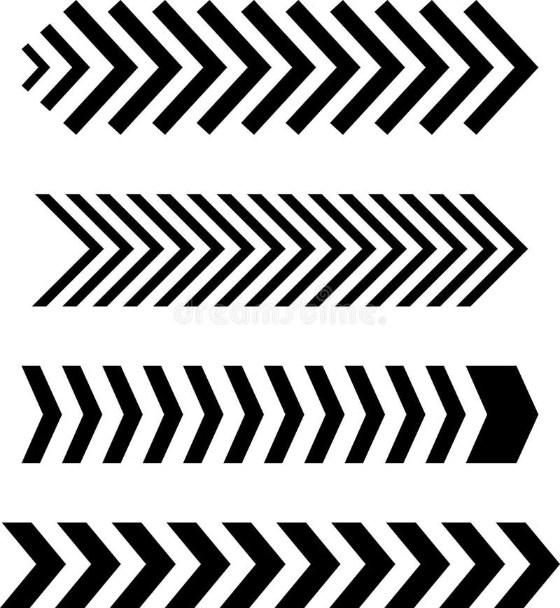 Sideways Set. Linear Signs Collection. Arrow Design. Arrow Linear Fast ...