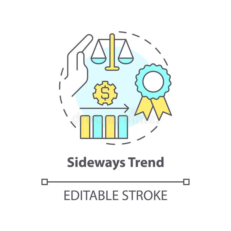 Sideways Trend Concept Icon Stock Vector - Illustration of asset ... Sideways Trend Concept Icon Stock Vector - Illustration of asset ...