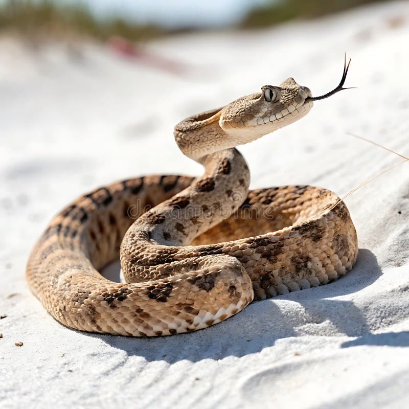 Sidewinder in Transparent Background Closeup of a Boa Constrictor ...