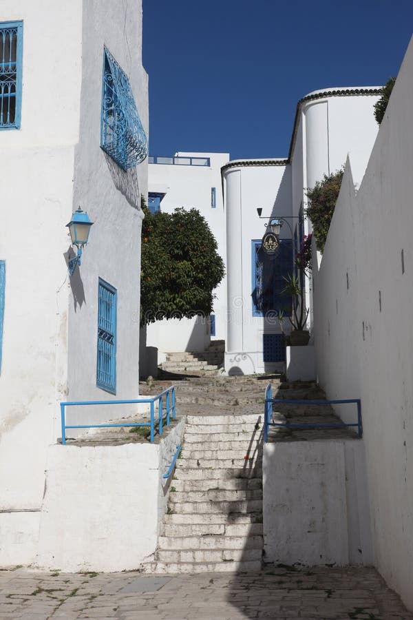 Sidi Bou Said, Tunisia editorial photography. Image of outdoors - 91098902