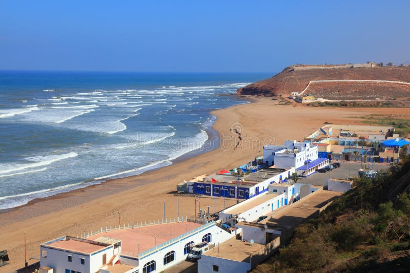 Sidi Ifni beach, Morocco stock image. Image of morocco - 321782625