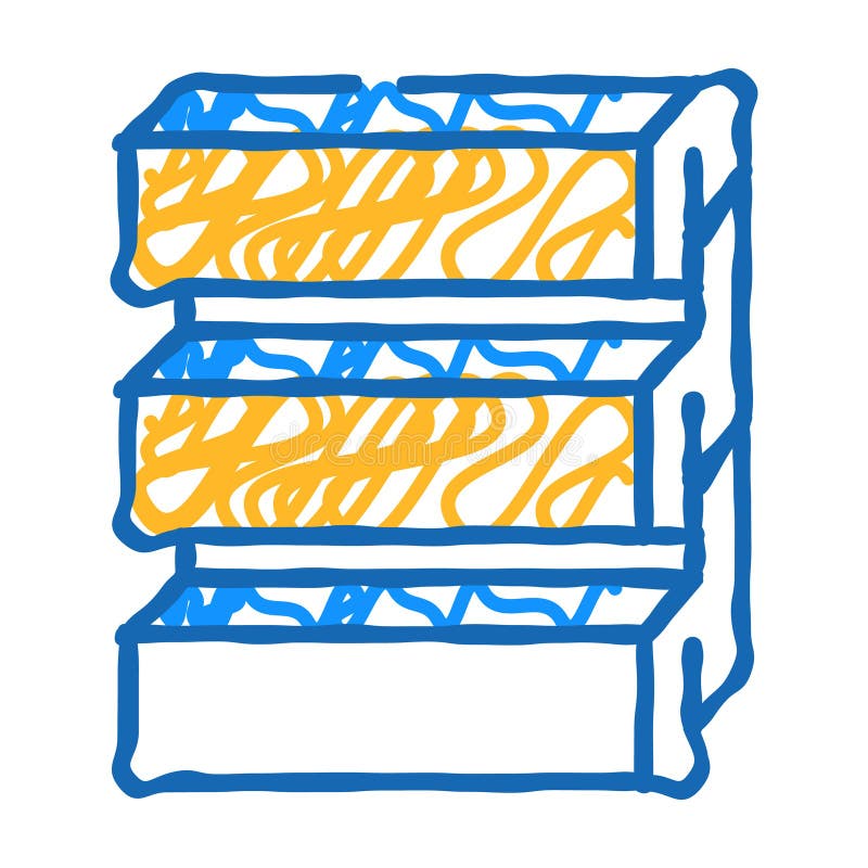 Siding Building Material Icon Doodle Illustration Stock Vector ...