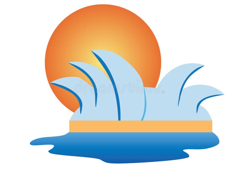 Australia Opera House Landmark Stock Illustrations – 1,312 Australia ...