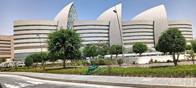 Sidra Medical Center Doha Qatar Stock Image - Image of doha, center ...
