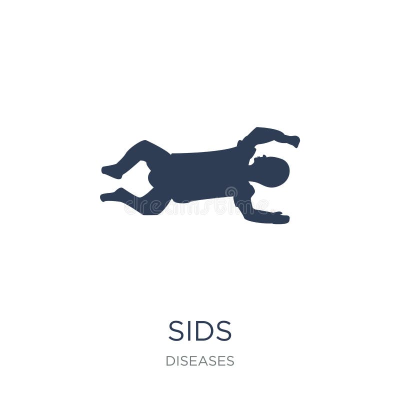 SIDS Icon. Trendy Flat Vector SIDS Icon on White Background from Stock ...