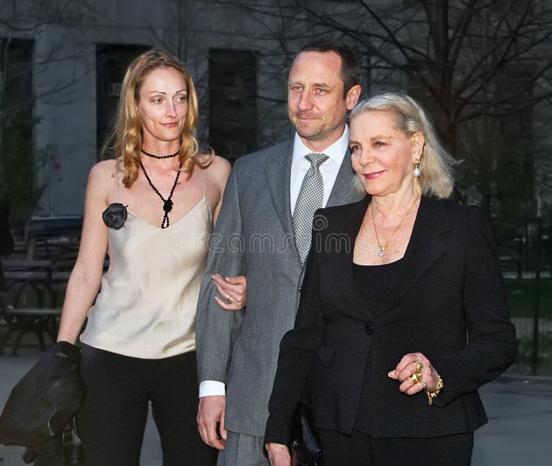 Sidsel Robards, Sam Robards Y Lauren Bacall Imagen editorial - Imagen ...