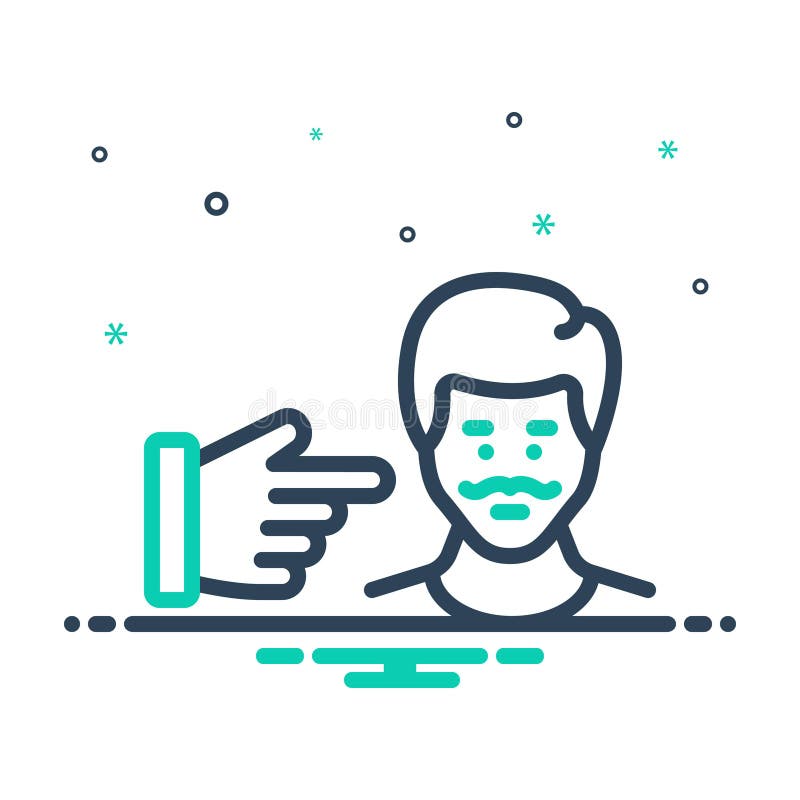 Mix Icon for Sie, Indicate and Discern Stock Vector - Illustration of ...