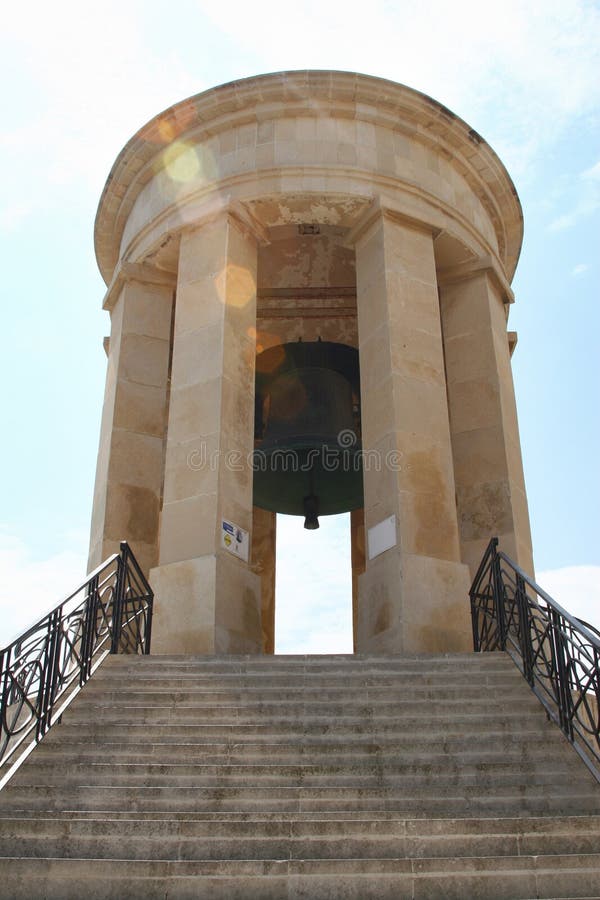 Siege Bell Memorial in Valletta, Malta. Editorial Photography - Image ...