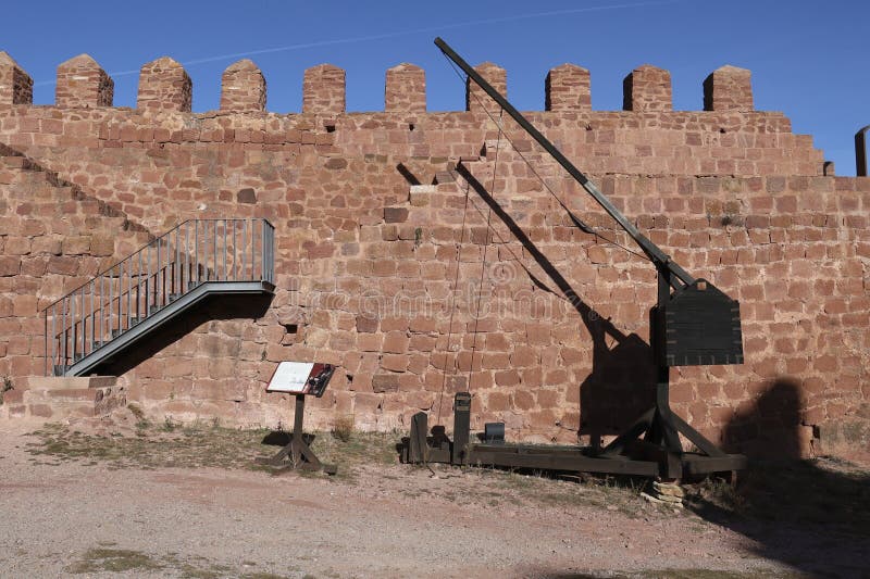 Siege Weapons Exhibited in the Castle of Peracense, Teruel Editorial ...