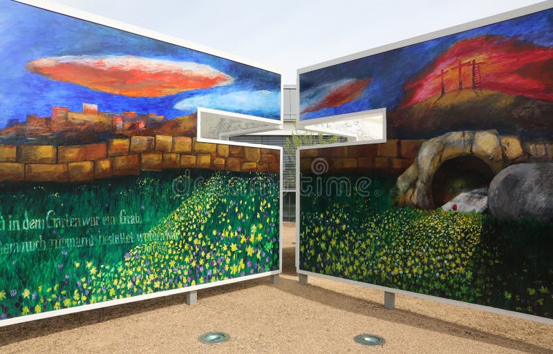 Sieger Koder Center and Biblegarden in Rosenberg, Germany Editorial ...