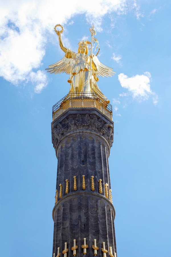 Siegessaule, Victory Column, Berlin Stock Photo - Image of column ...