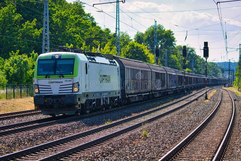 Siemens VECTRON on the Railway on a Sunny Day Editorial Photography ...