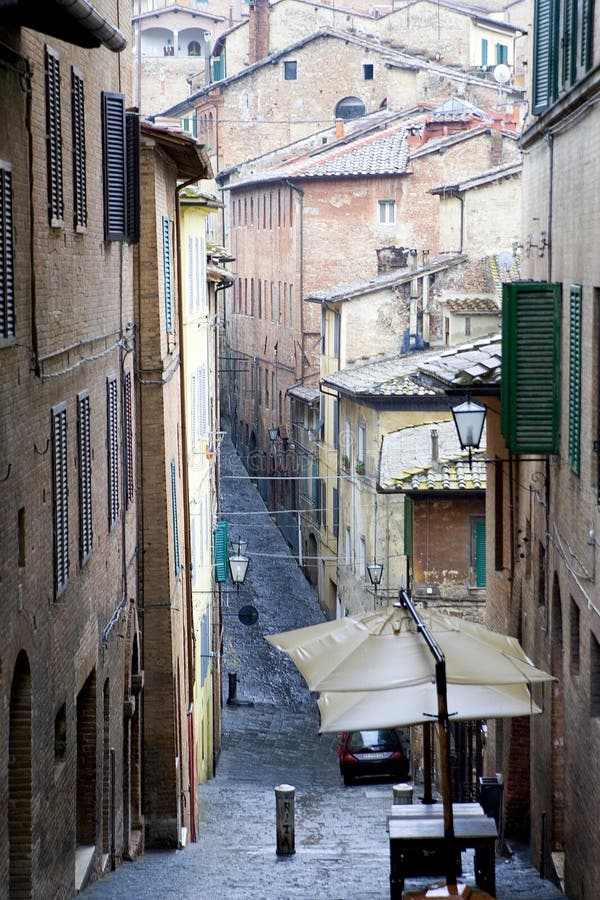 Classical European Back Alley Stock Image - Image of destination ...