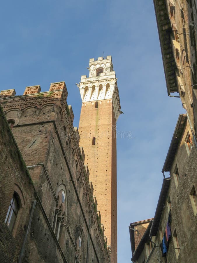 Siena, Piazza del Campo stock photo. Image of piazza - 91192564