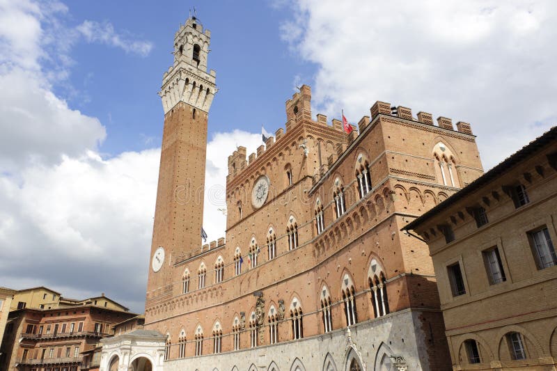 Siena (Tuscany, Italy) - Il Campo Stock Image - Image of tuscany, campo ...