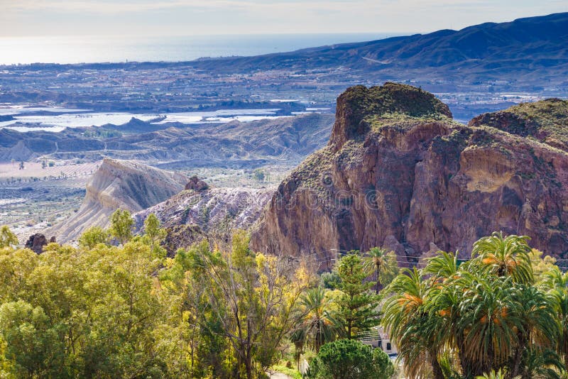Sierra Alhamilla Landscape, Spain Stock Photo - Image of landscape ...