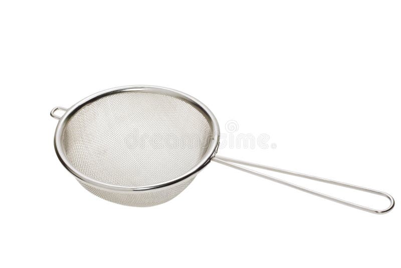 Sieve stock image. Image of curve, metal, metallic, kitchen - 13484783