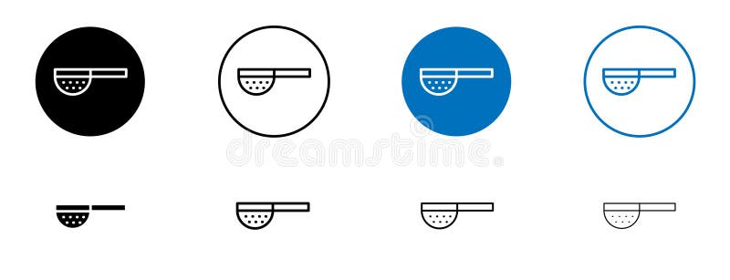 Sieve icon vector stock vector. Illustration of colander - 348078516