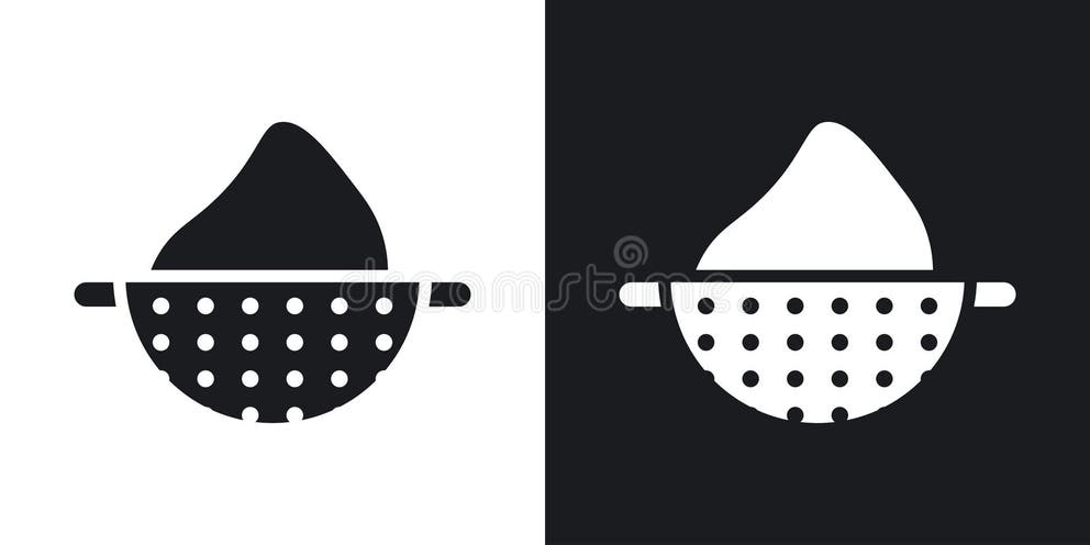 Sieve icon vector stock vector. Illustration of water - 348264590