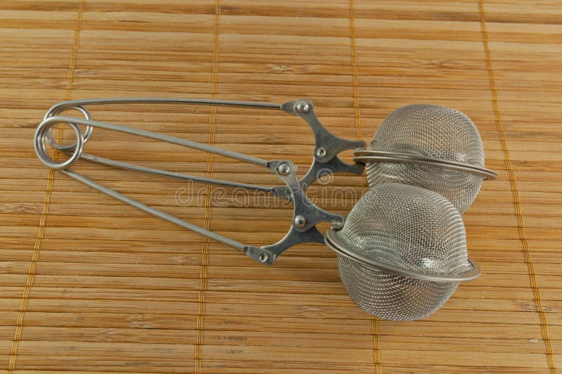 Sieve for tea stock image. Image of kitchen, cookware - 22957119