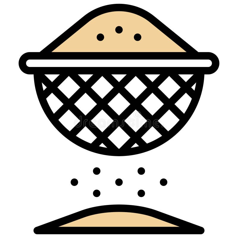 Sieving Stock Illustrations – 81 Sieving Stock Illustrations, Vectors ...