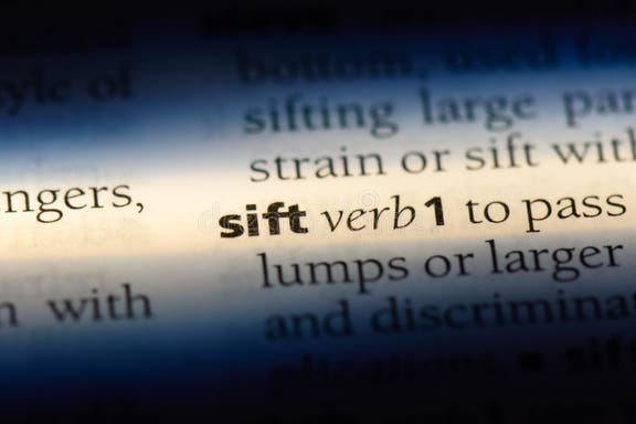 Sift stock photo. Image of macro, definition, closeup - 126619328
