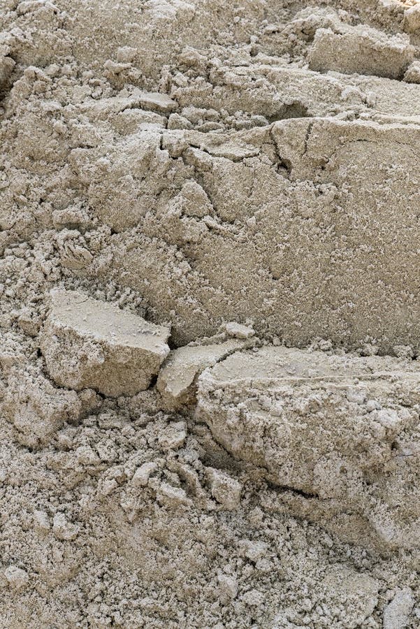 Sifted Sand, Building Material, Mining Stock Image - Image of vertical ...