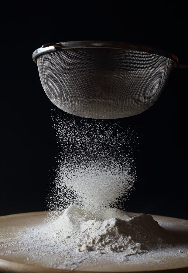 Sifting flour stock image. Image of cuisine, bread, sifting - 190461719