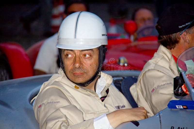 Sig. Bean (sorba Atkinson) Nel Mille Miglia Immagine Editoriale ...