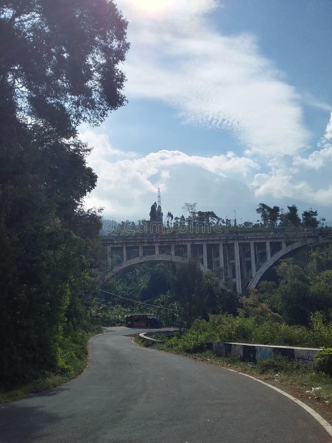 Sigandul bridge stock image. Image of water, terrain - 228322029