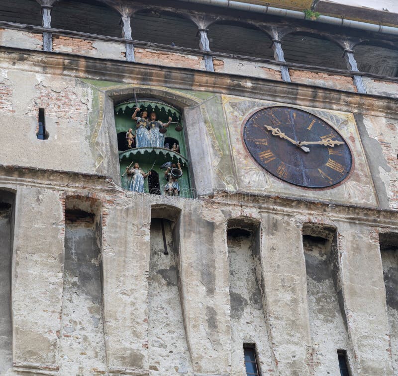 Sighisoara, Romania - May 28, 2023: the Clock Tower in Medieval City ...