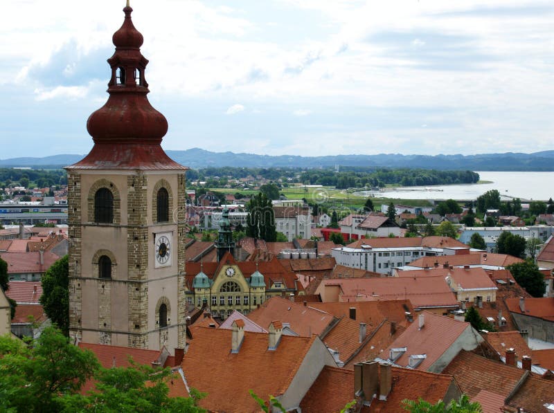 Sight at the Center of Ptuj Stock Photo - Image of ptuj, tower: 20313742