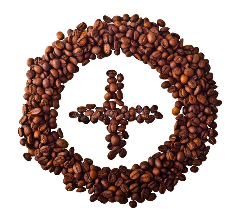 Circle from coffee beans stock image. Image of espresso - 28582521