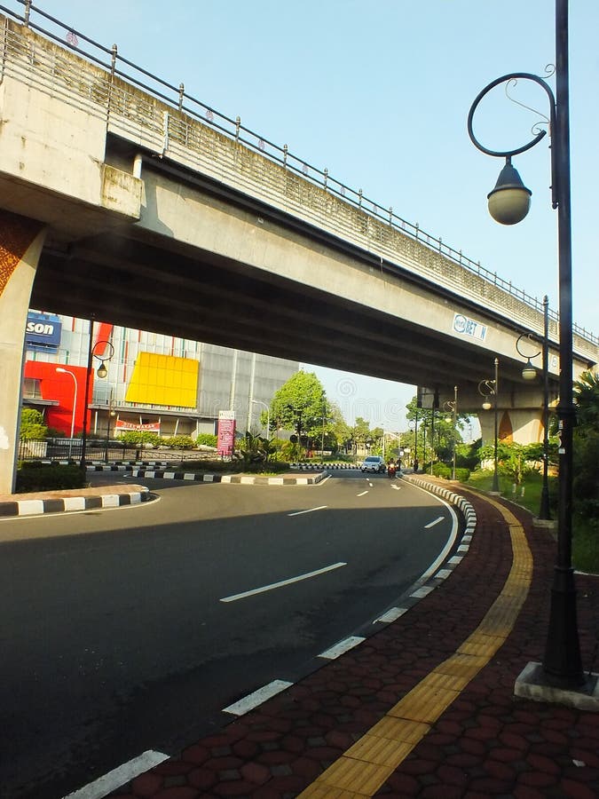 A Sight Seeing of Main Roads Slamet Riyadi Street at Surakarta, Central ...