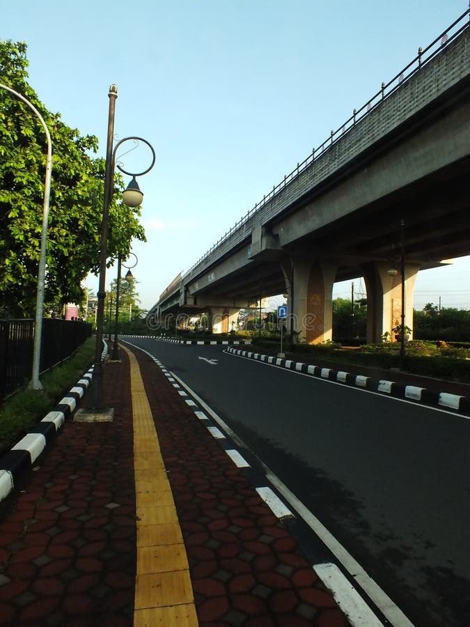 A Sight Seeing of Main Roads Slamet Riyadi Street at Surakarta, Central ...