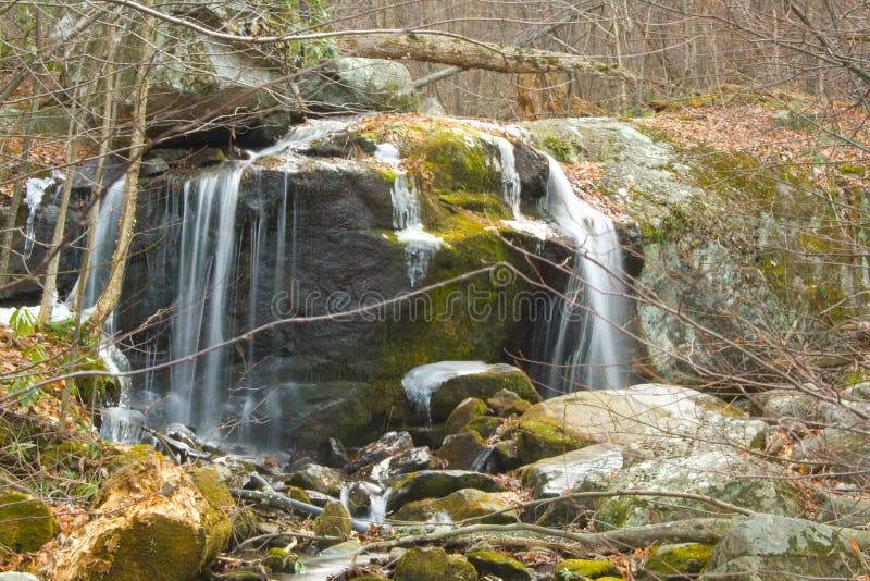Sights on the Apple Orchard Falls Trail Off of the Blue Ridge Parkway ...