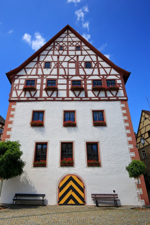 Sights of Zeil am Main stock photo. Image of people - 235278274