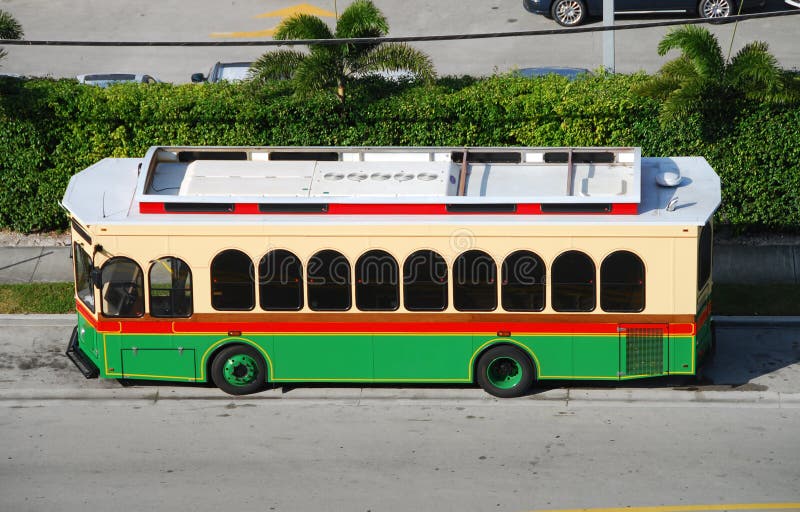 Sightseeing Bus Powered by Biodiesel Stock Photo - Image of transfer ...