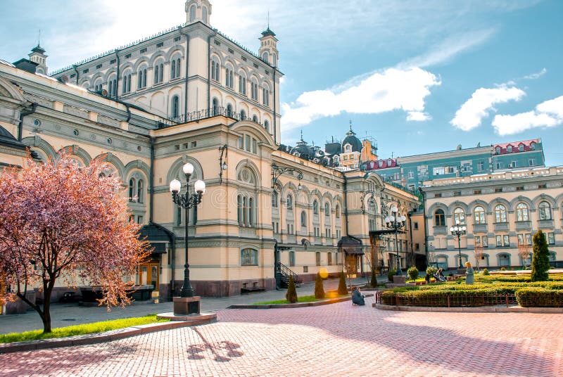 Sightseeing National Opera in Kiev, Ukraine. Stock Photo - Image of ...