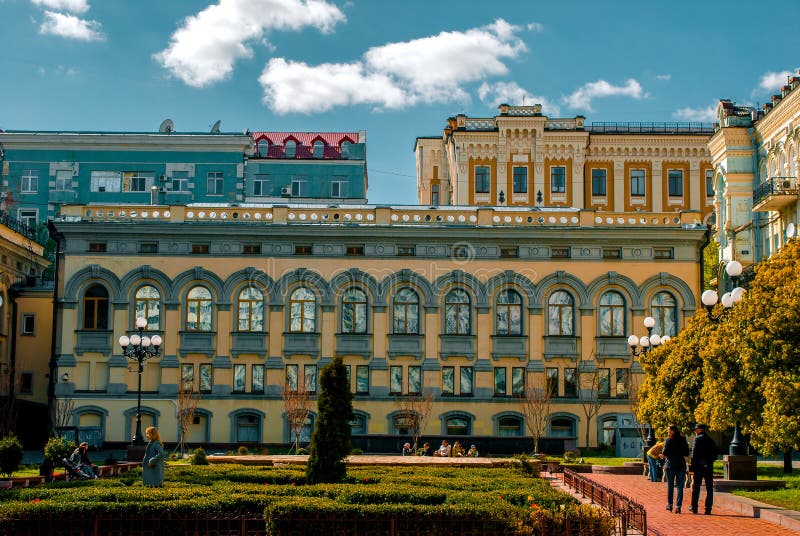 Sightseeing National Opera in Kiev, Ukraine. Editorial Image - Image of ...