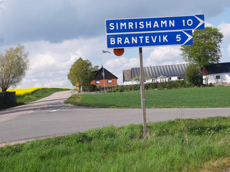 Sightseeing in Simrishamn, Sweden on a Bright Sunny Day in May 2020 ...