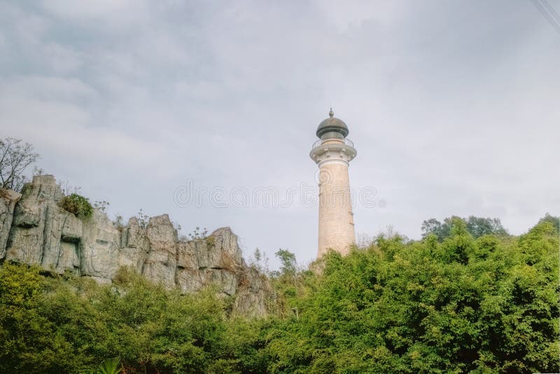 Sightseeing tower stock image. Image of structure, mountain - 24227577