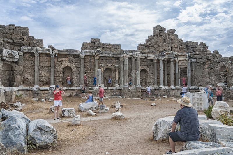 Sightseeing in Turkey editorial stock image. Image of roman - 81040729