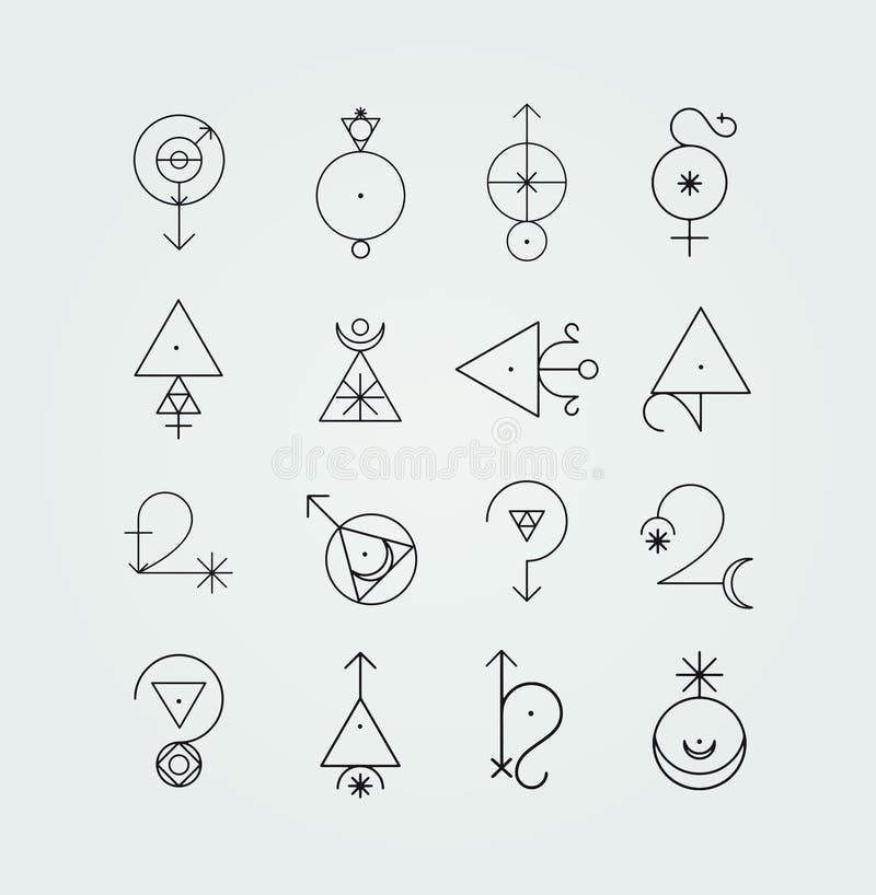 Magical Sigil Stock Illustrations – 297 Magical Sigil Stock ...