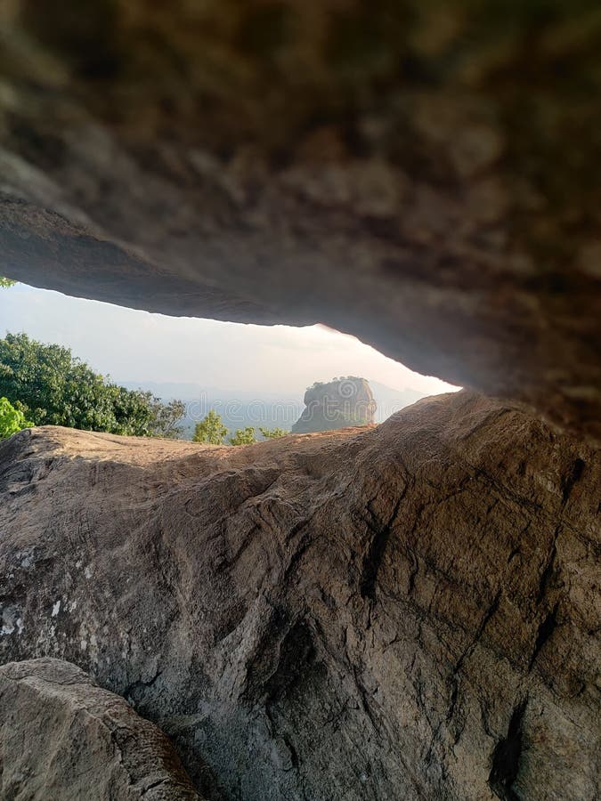 Sigiriya Rock from Distance 8th Wonder of the World Stock Image - Image ...