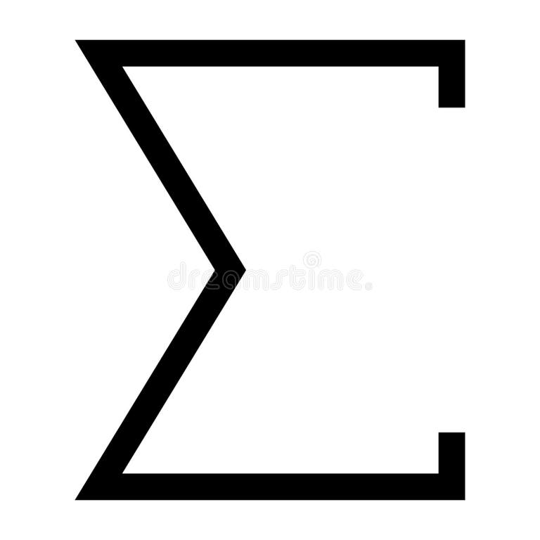 Sigma Icon Mathematics Stock Illustrations – 583 Sigma Icon Mathematics ...