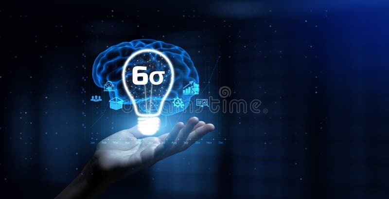 6 Sigma Process Improvement and Quality Control with Human Hand Holding ...